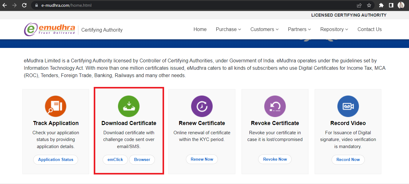 Emudhra DSC Download Easily- digital signature download 2022